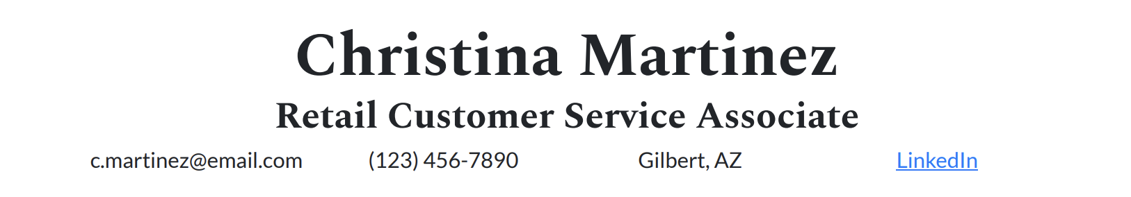 5 Retail Customer Service Resume Templates & Examples for 2025